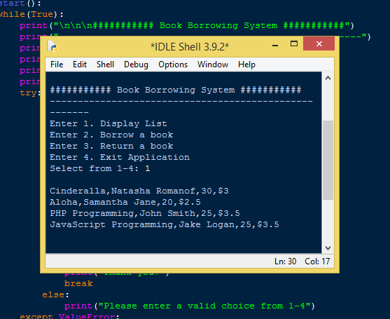 Simple Book Borrowing System In Python Free Source Code Sourcecodester